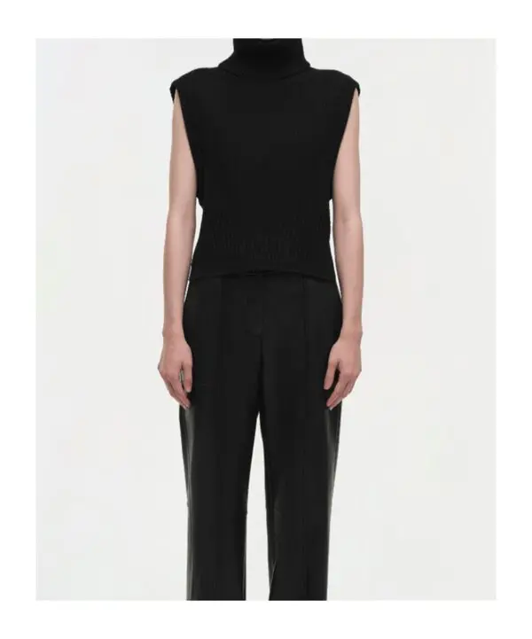 Simkhai Maple Knit High Neck Top
