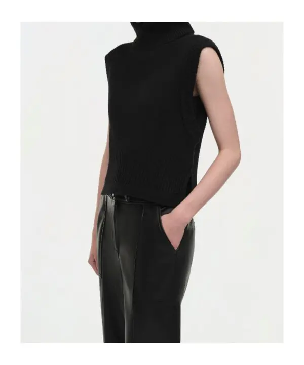 Simkhai Maple Knit High Neck Top