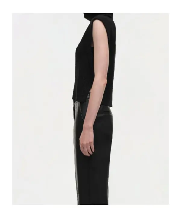 Simkhai Maple Knit High Neck Top