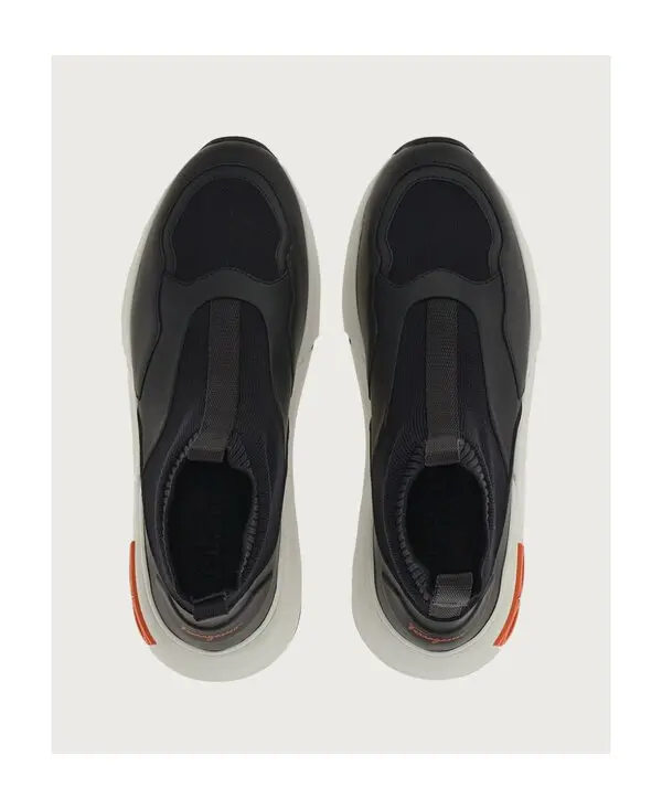 FERRAGAMO Sock Sneakers With Gancio Detail
