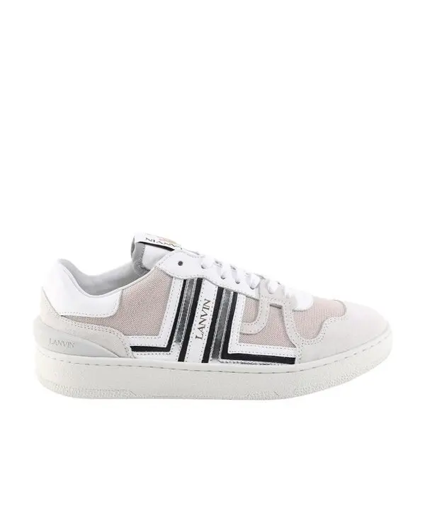 LANVIN Logo Leisure Sports Sneakers - White