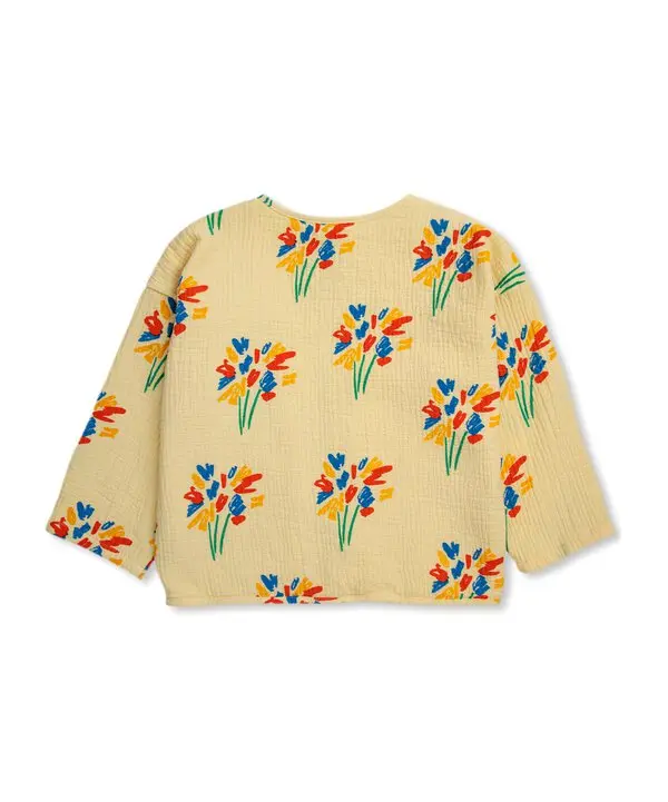 BOBO CHOSES Floral Print Zip-up Jacket