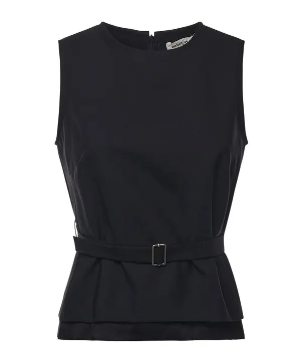 OTTOD'AME Belted Sleeveless Top