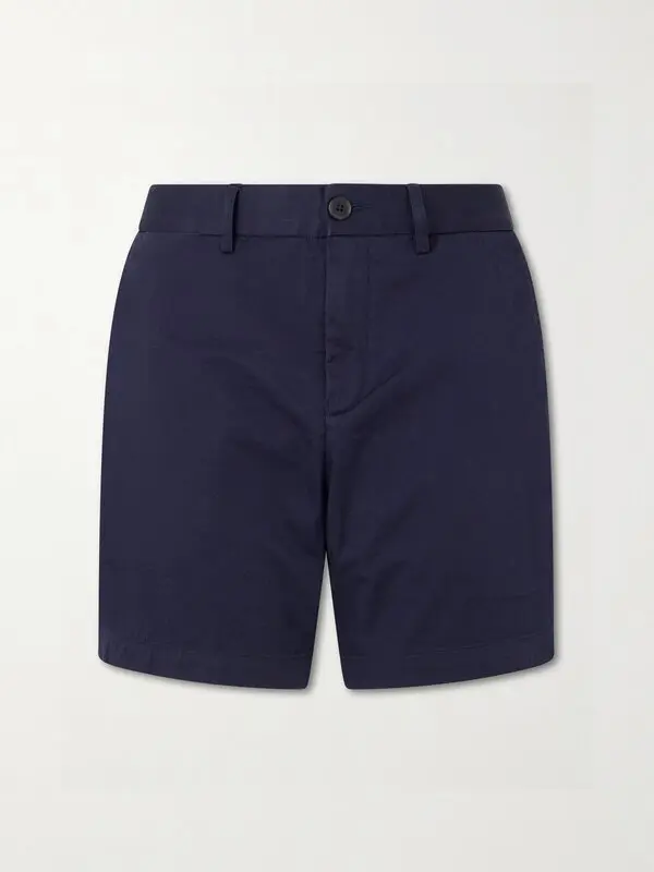 Onia Straight-leg Cotton-blend Shorts