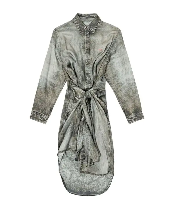 DIESEL® D-iletta Midi Dress - Dark Gray