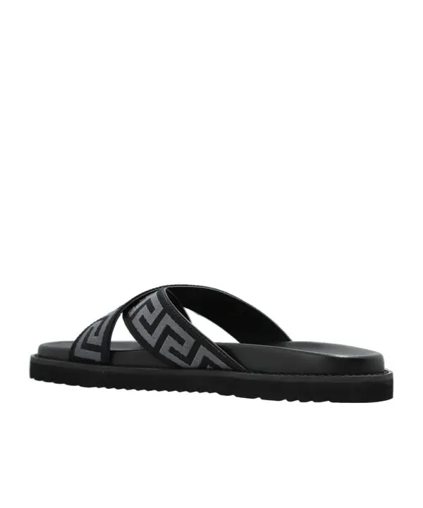 Versace Greca Open-toe Slides