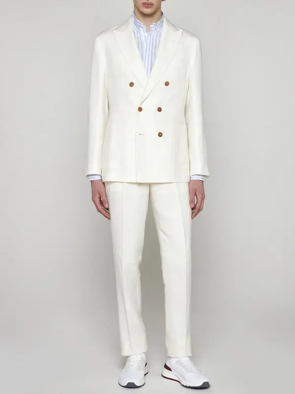 Brunello Cucinelli Double-breasted Two-piece Suit