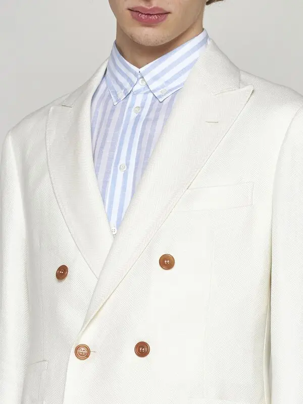 Brunello Cucinelli Double-breasted Two-piece Suit