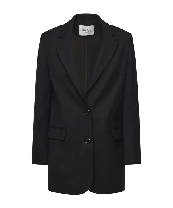 OTTOD'AME Two-button Wool Jacket - Black