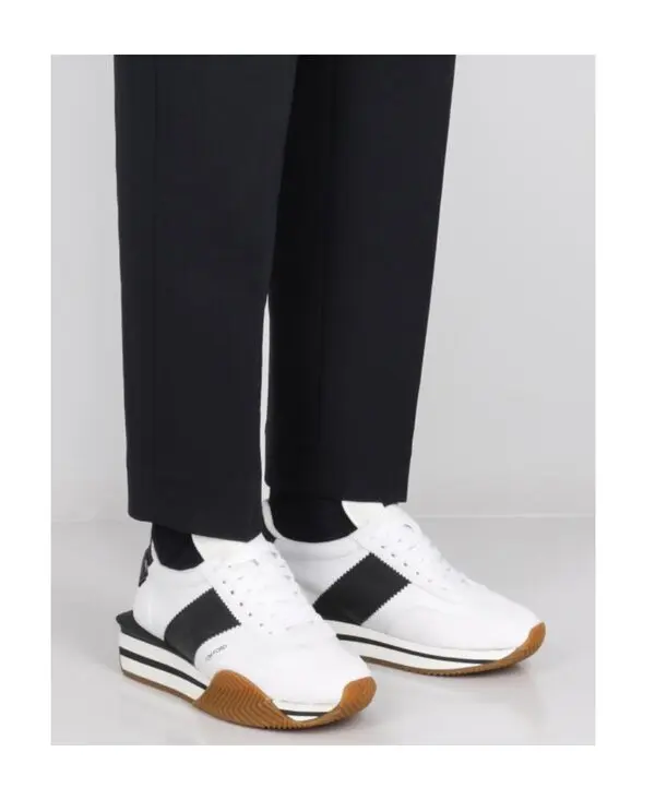TOM FORD James Lace-up Sneakers - White