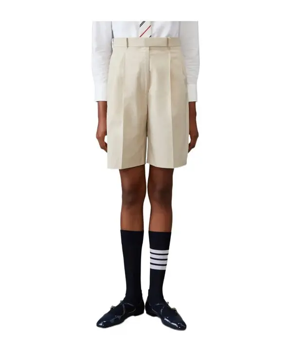 Thom Browne Typewriter Cloth Double Pleat Shorts