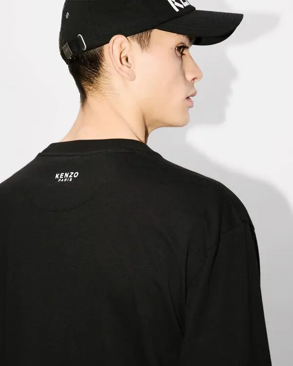 Kenzo Lucky Tiger Embroidered Long Sleeved T-shirt