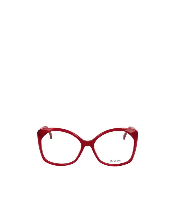 Max Mara Square Frame Eyeglasses - Red