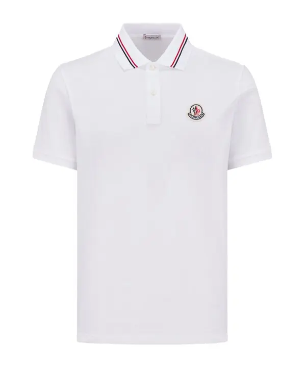 Moncler Logo Patch Short-sleeved Polo Shirt