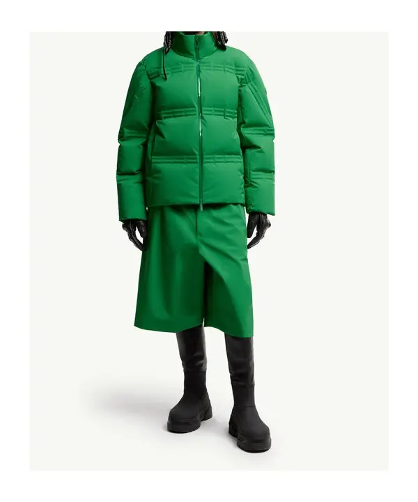 Moncler X Asap Rocky Logo Printed Layered Shorts - Bright Green