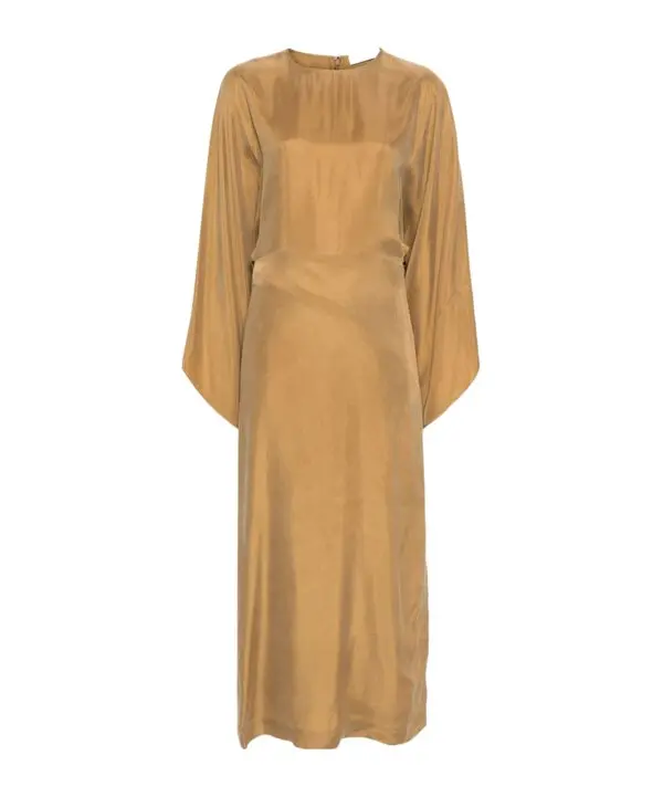 Rodebjer Dreana Twill Maxi Dress - Nude
