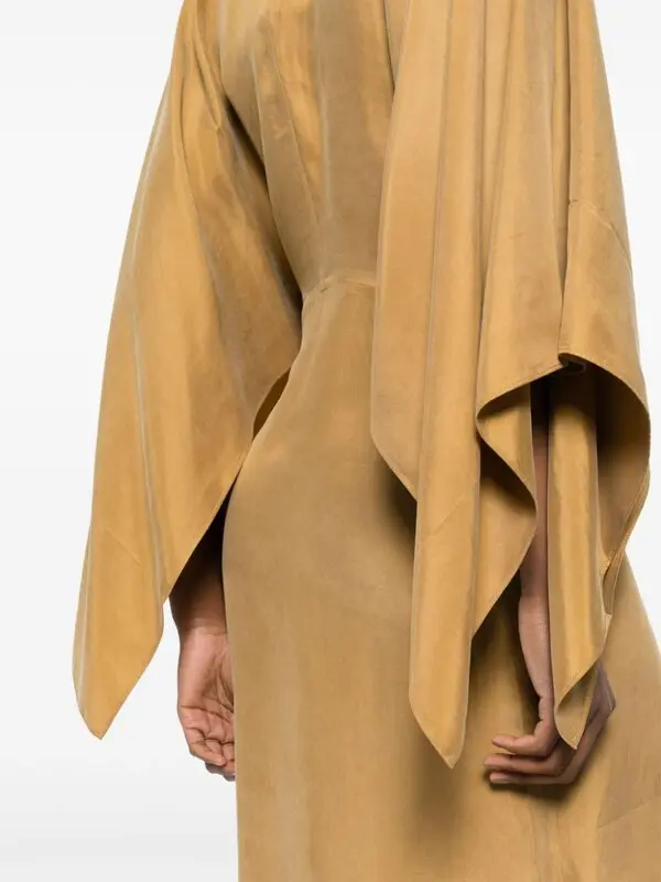 Rodebjer Dreana Twill Maxi Dress - Nude