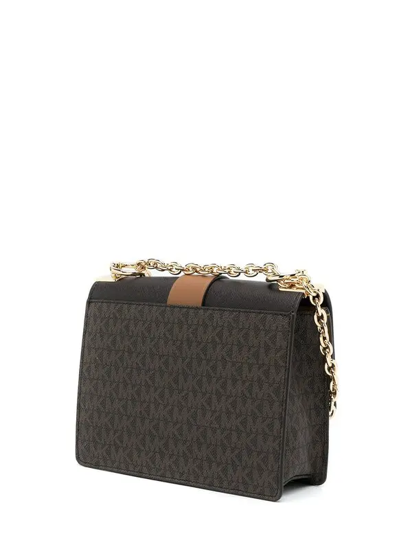 Michael Kors Greenwich Logo Plaque Shoulder Bag