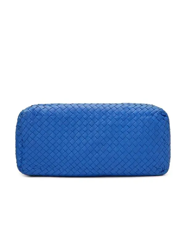 Bottega Veneta Woven Logo Handbag - Blue
