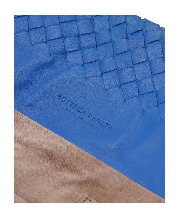Bottega Veneta Woven Logo Handbag - Blue