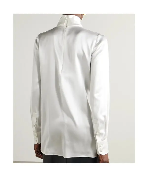 Dolce & Gabbana High Neck Long Sleeve Lace Top
