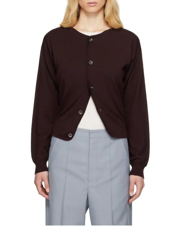 LEMAIRE Fine-knit Cardigan With Round Neck