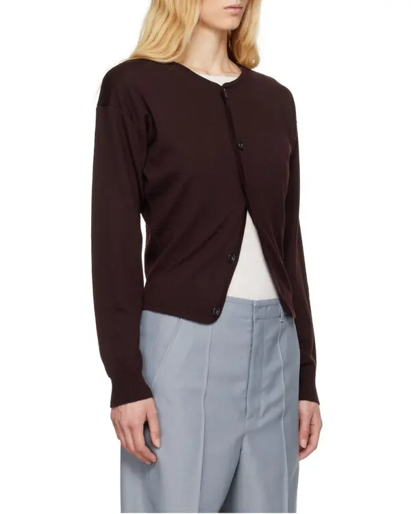 LEMAIRE Fine-knit Cardigan With Round Neck