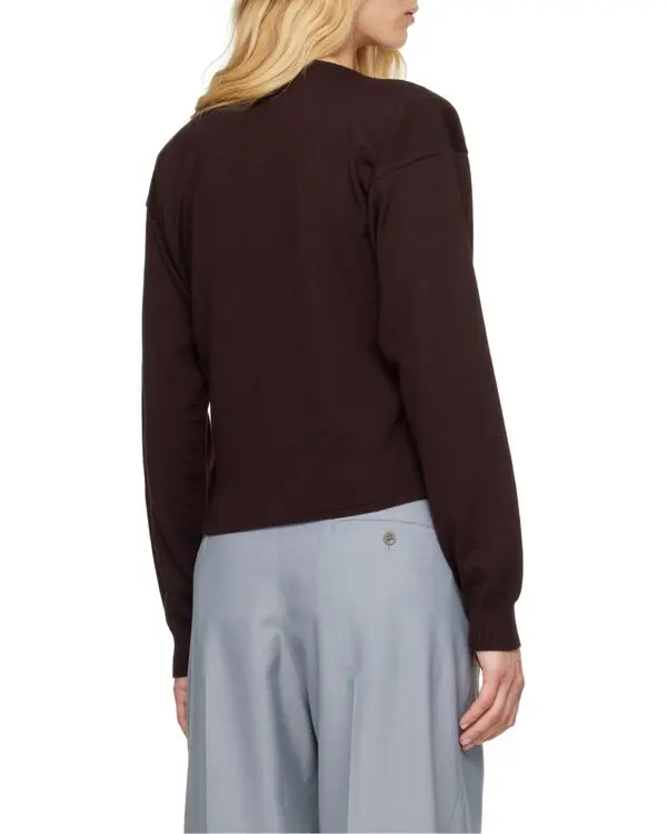LEMAIRE Fine-knit Cardigan With Round Neck
