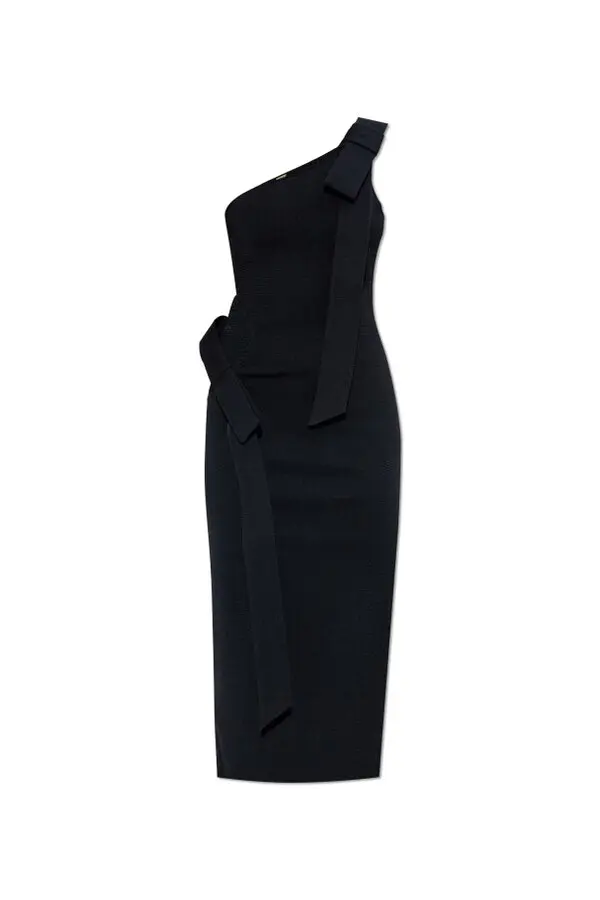 Cult Gaia One Shoulder Asymmetrical Dress With Cut Out Details