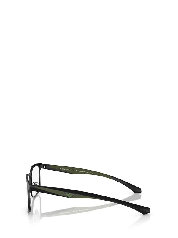 Emporio Armani Square Frame Eyeglasses - Black