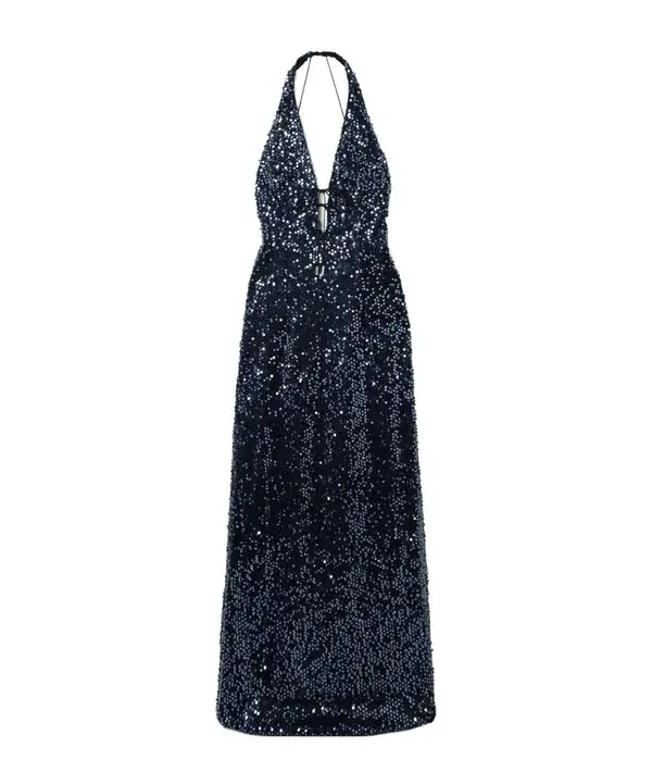 16Arlington Sequined Tulle Halterneck Gown