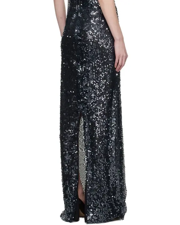 16Arlington Sequined Tulle Halterneck Gown