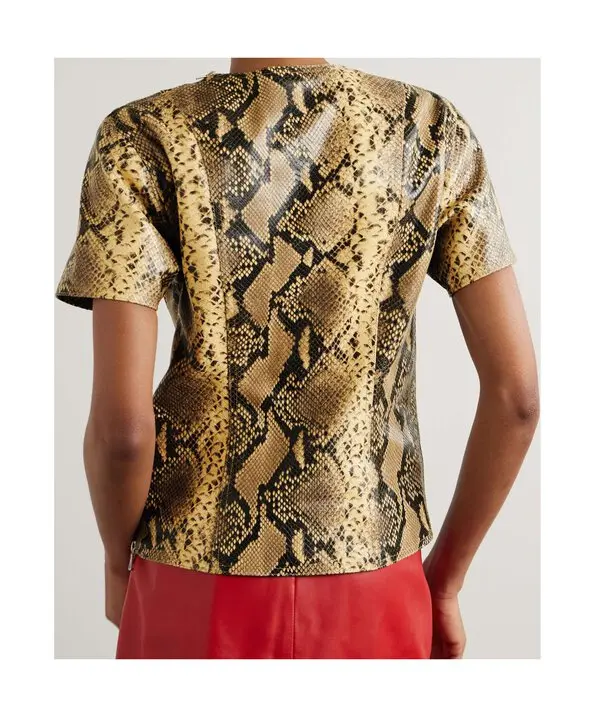 Dries Van Noten Leather T-shirt