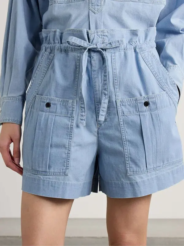 Isabel Marant Étoile Drawstring Pocketed Short Shorts