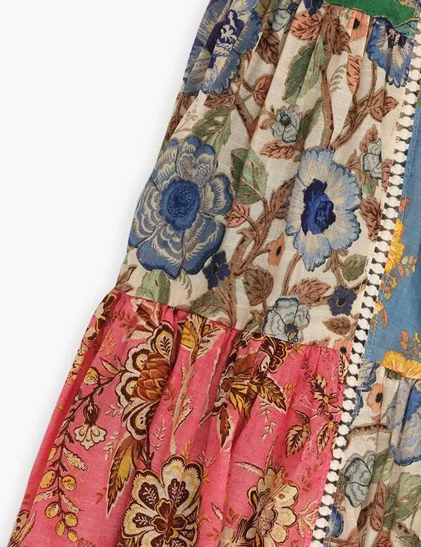 Zimmermann Junie Floral-print Cotton Maxi Dress