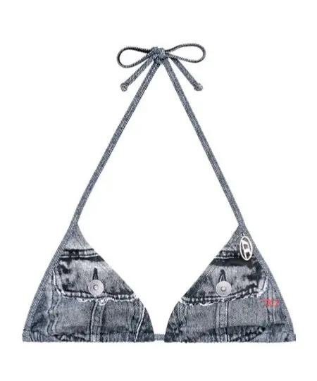 DIESEL® Tatiana Denim Bikini Top - Blue