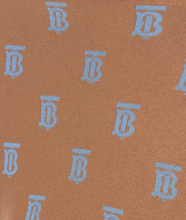 Burberry Monogram Print Jacquard Miniskirt