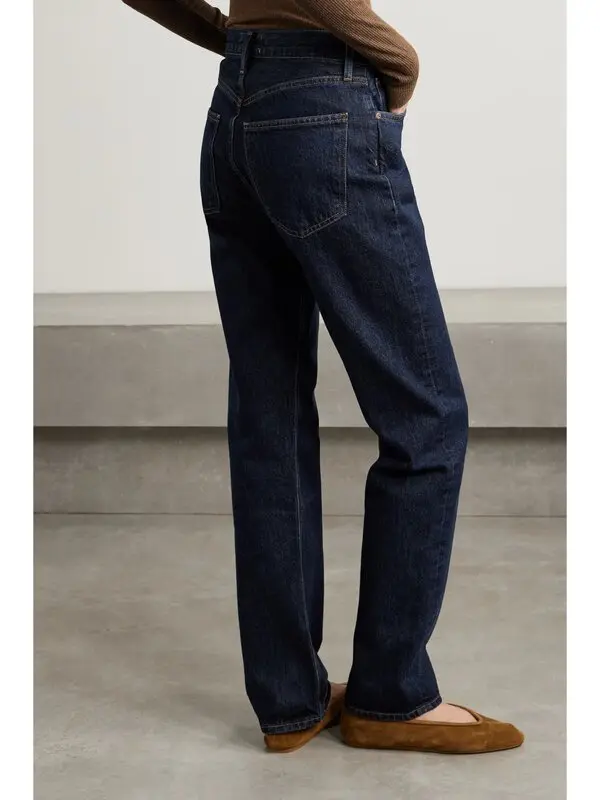 AGOLDE High Waist Straight Leg Jeans