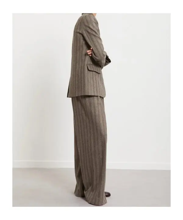 OTTOD'AME Pinstripe Wide-leg Pants