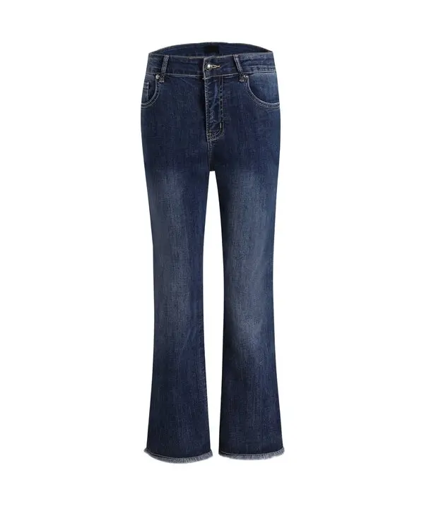 LIUREGALI Faded Split Jeans
