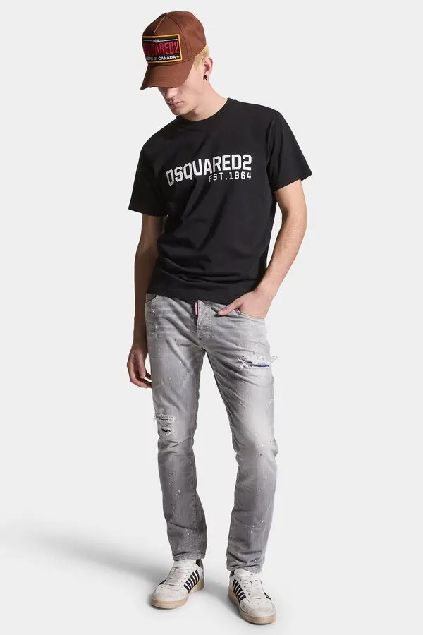 Dsquared2 Distressed Straight-leg Jeans - Grey