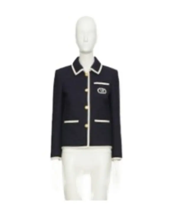 Valentino Garavani Logo Detailed Buttoned Jacket