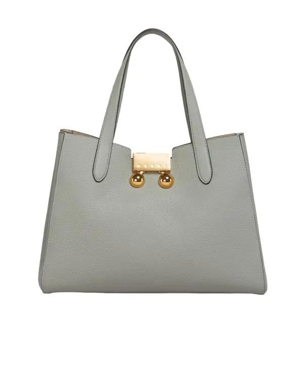 Marni Trunkaroo Tote Handbag - Storm