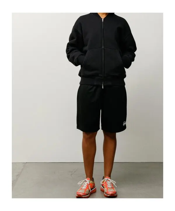 StÜssy Elastic Waist Shorts With Logo Detail