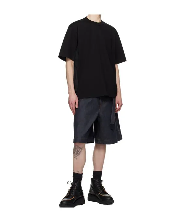Sacai Short Sleeved Crewneck T-shirt
