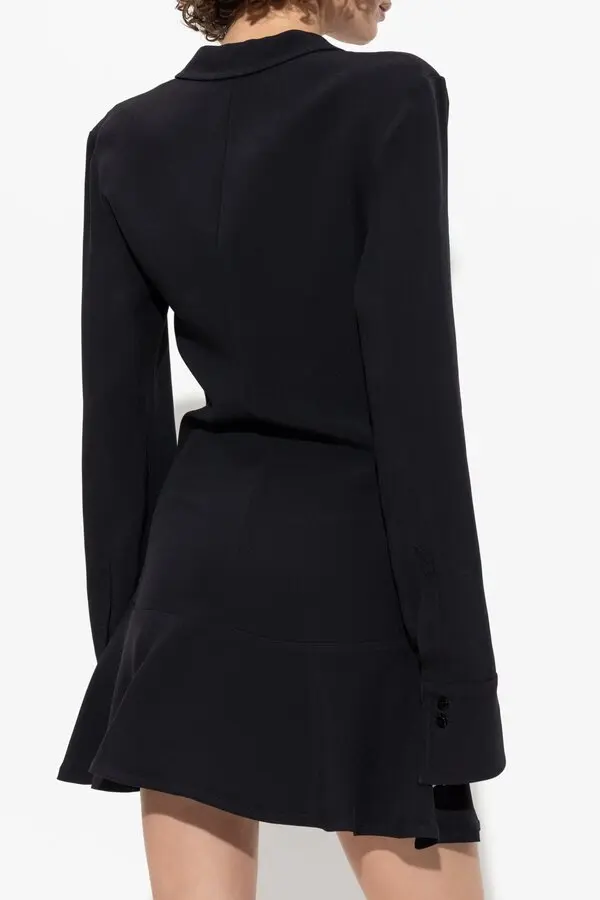 Attico Long Sleeve Mini Dress