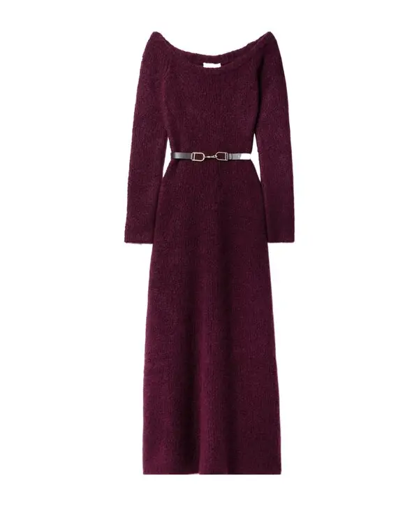 Gabriela Hearst Long Sleeve Maxi Dress - Red