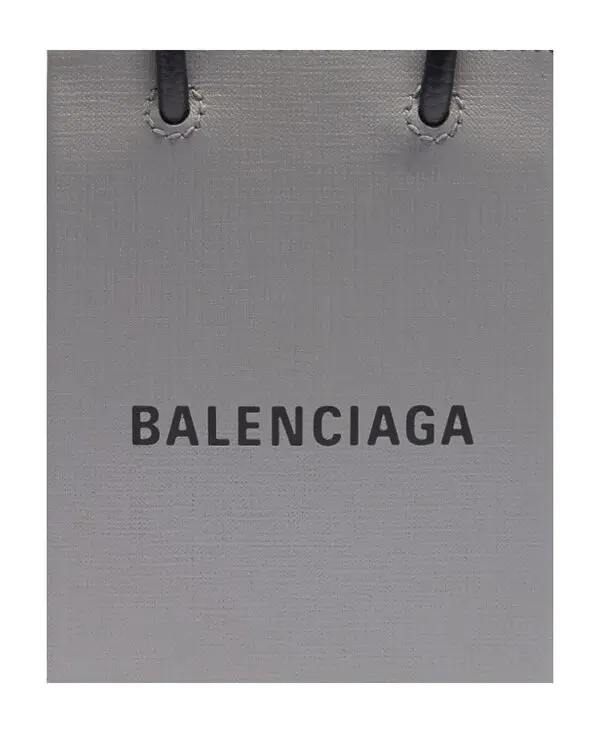 Balenciaga Borsetta Shopping Mini In Grigio