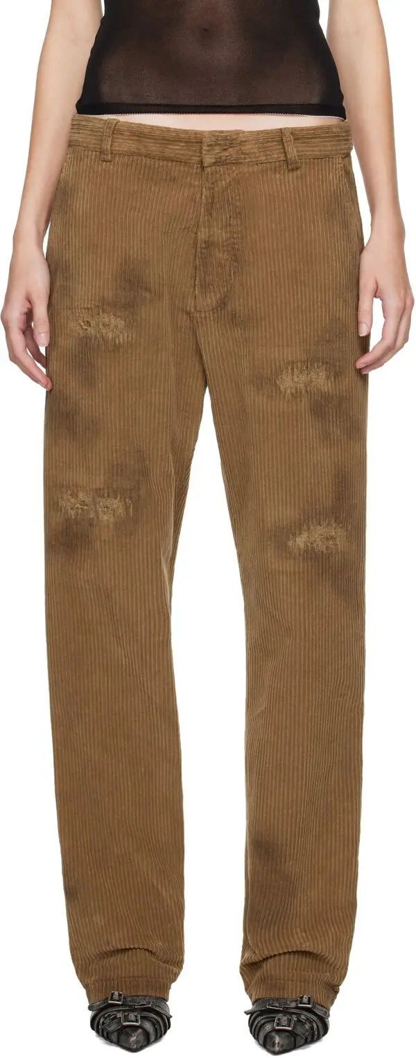 Dsquared2 Belt-loop Casual Pants - Brown