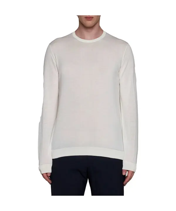ROBERTO COLLINA Long-sleeved Crew Neck Sweater